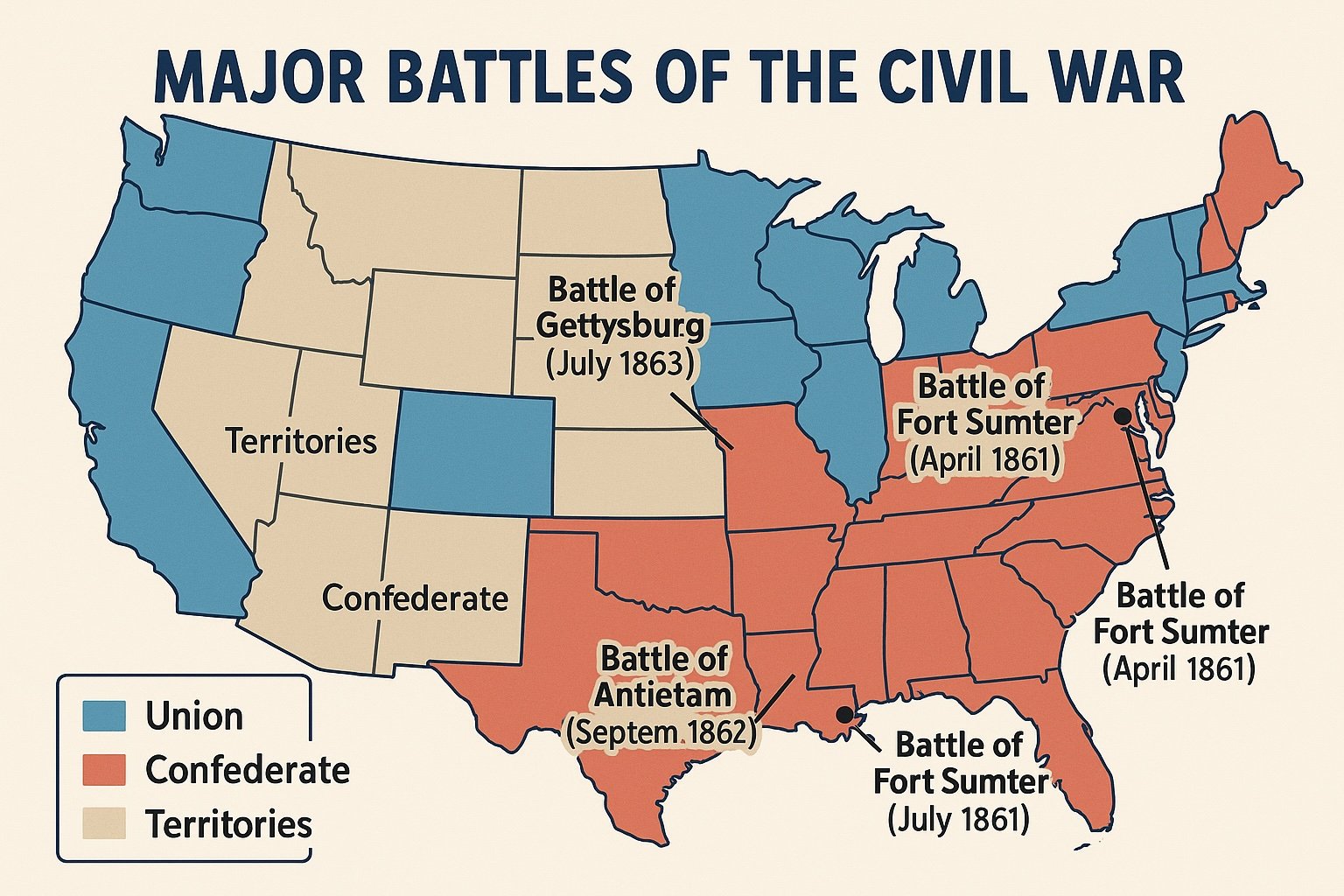 Civil War Facts for 5th Graders: Easy Guide to the War That Changed America